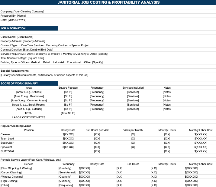 20 Professional Cleaning Business Templates Every Pro Needs to Run ...