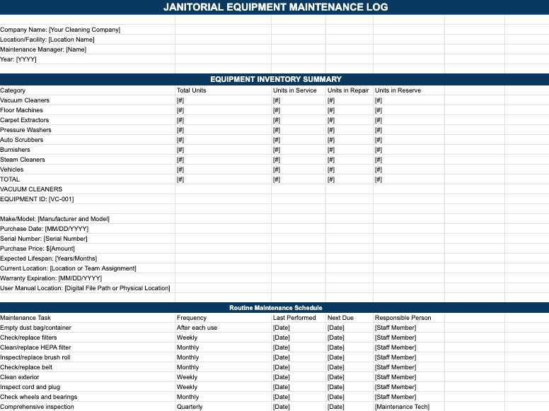 20 Professional Cleaning Business Templates Every Pro Needs to Run ...